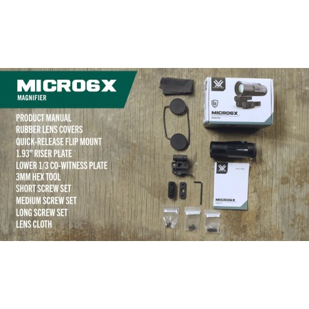 Vortex Micro 6x Magnifier Yakınlaştırıcı Scope